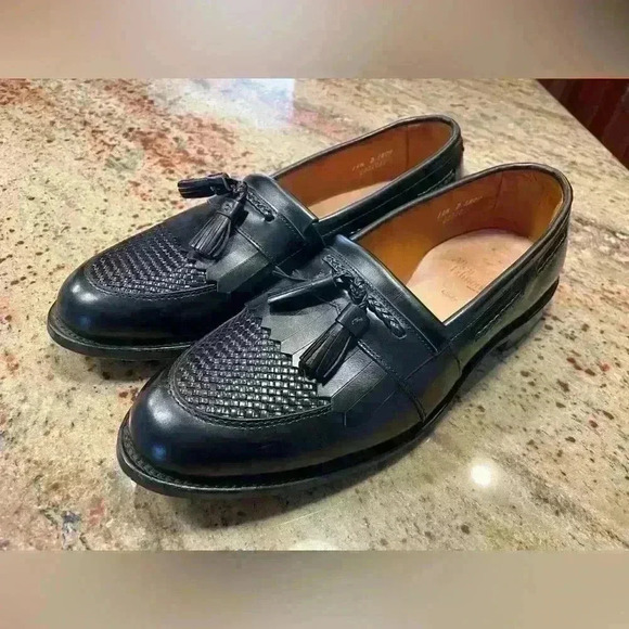 Allen Edmonds | Shoes | Allen Edmonds Cody Black Leather Tassled Woven ...